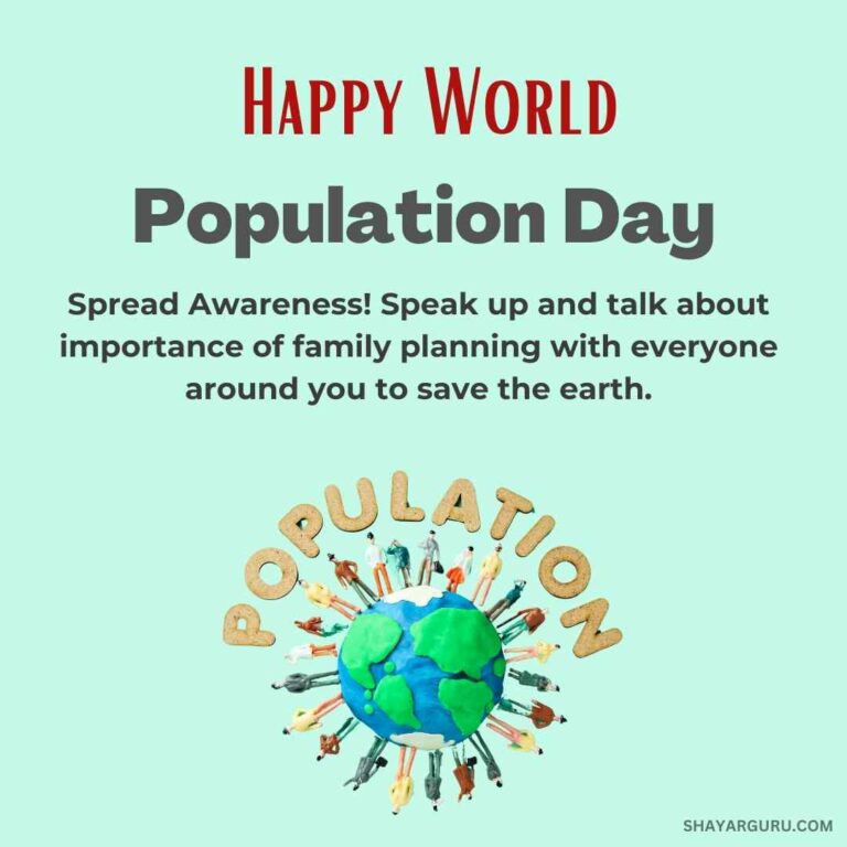 World Population Day Quotes, Wishes and Slogans (2024)