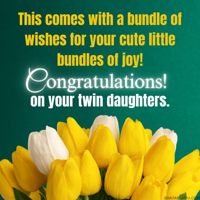 Twins Baby Wishes – 99+ Best Congratulations Messages