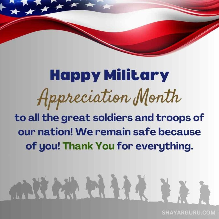 Military Appreciation Month Wishes and Best Quotes 2024